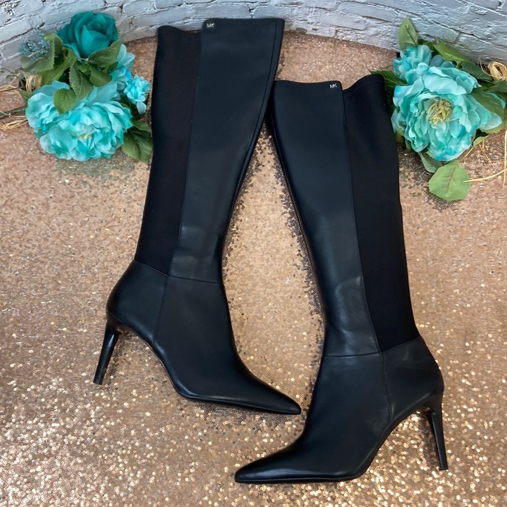 Michael Michael Kors Dorothy Leather Flex Tall Boots - Gem